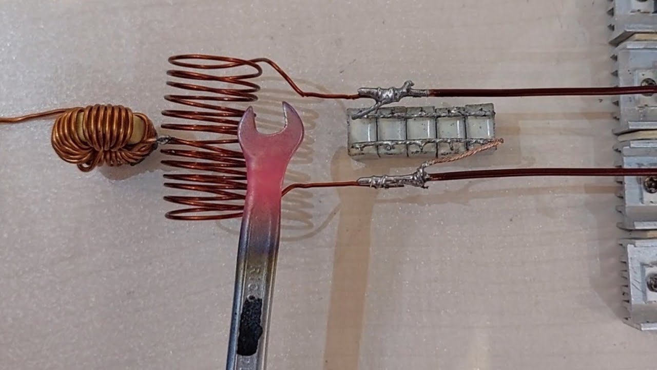 Very Simple High Power 7000W Induction Heater 12v DC Building a ...