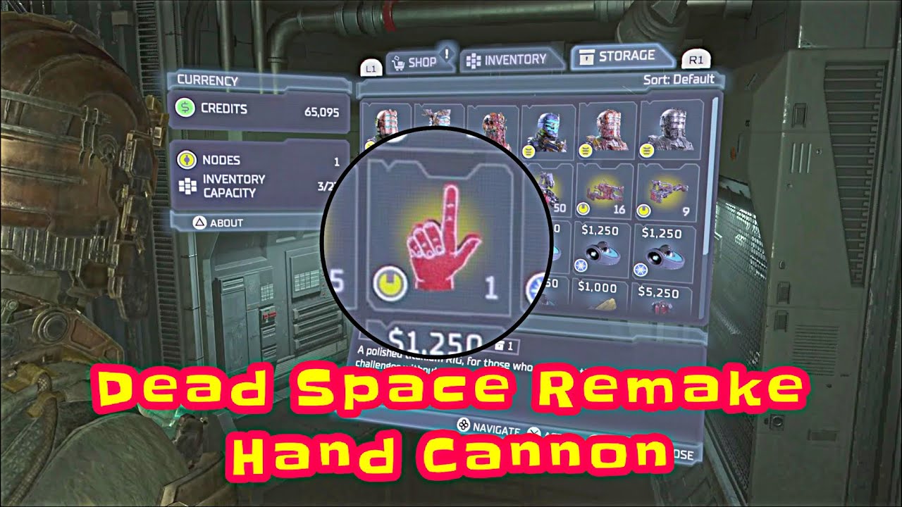 Dead Space Remake HAND CANNON and TITANIUM Suit - Impossible Mode ...