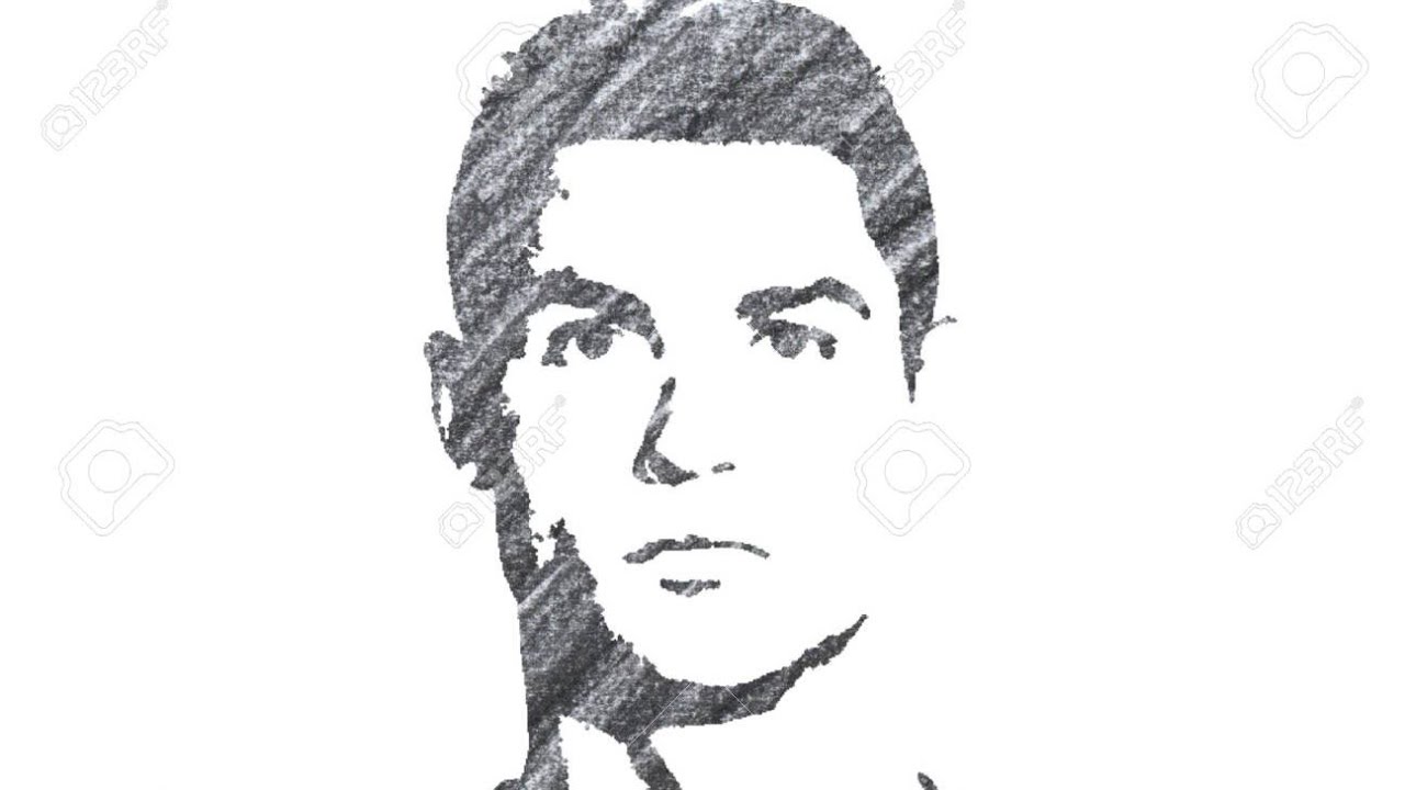 How to Draw Sketches Cristiano Ronaldo drawing / Draw Cr 7 Football ...