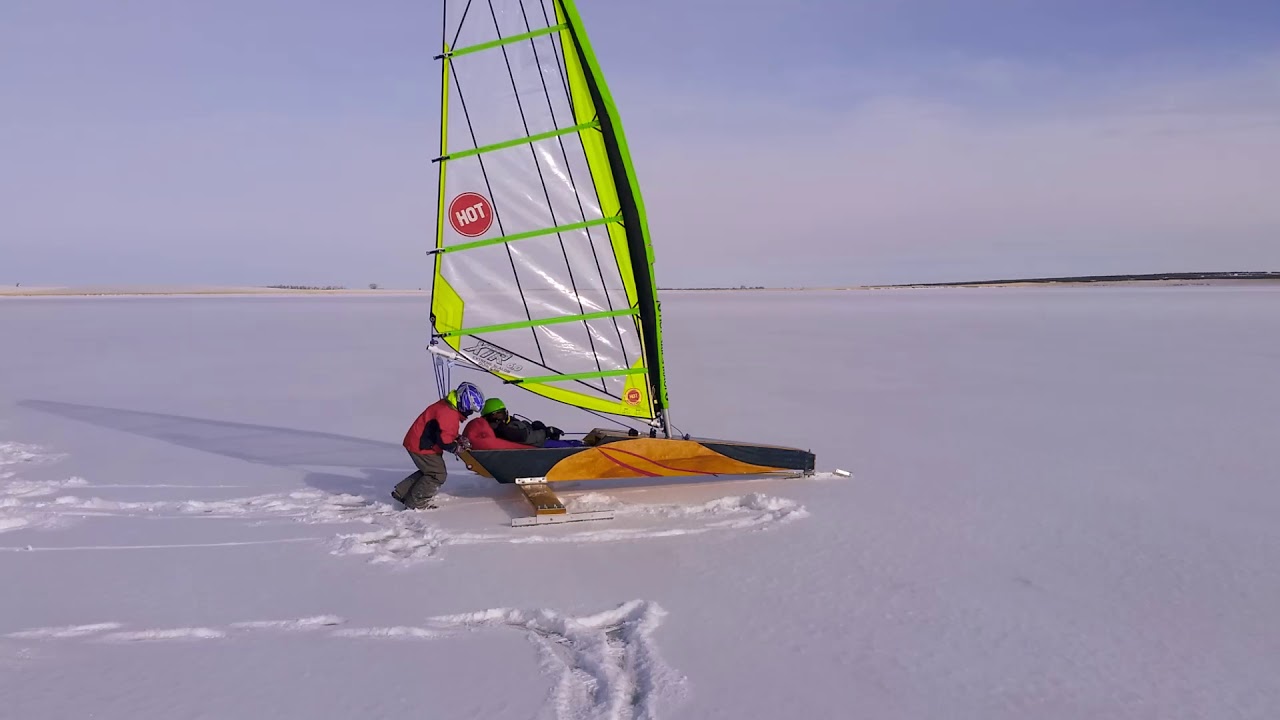 Homemade Iceboat - YouTube