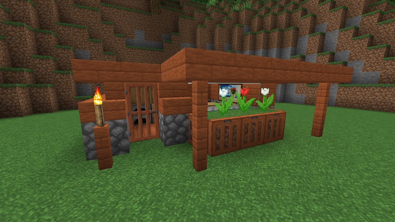 Small House For Your Minecraft Survival | Building Tutorial - YouTube