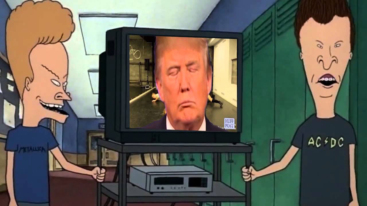 Beavis & Butthead Trump Mash - YouTube