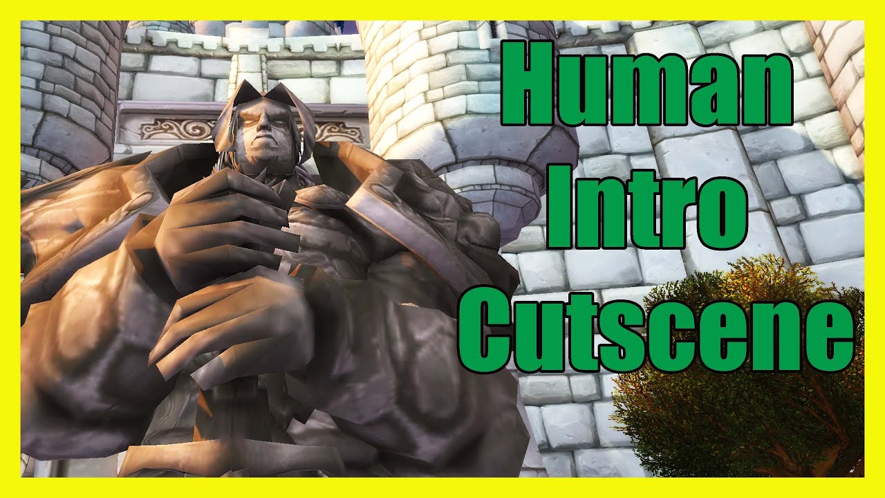 Human Starting Zone: Intro to Elwynn Forest Cutscene - YouTube