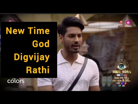 Bigg Boss 18 Big Breaking Digvijay Rathi is the New Time God #biggboss ...