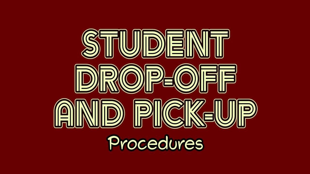 DROP-OFF AND PICK-UP - YouTube