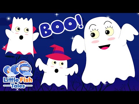 5 Little ghost | Kids Nursery Rhyme | Little Fish Tales | #kidsvideo