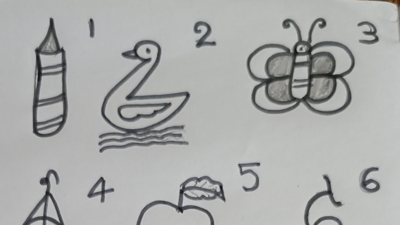 #creativenumbers #numbers drawing for kids - YouTube