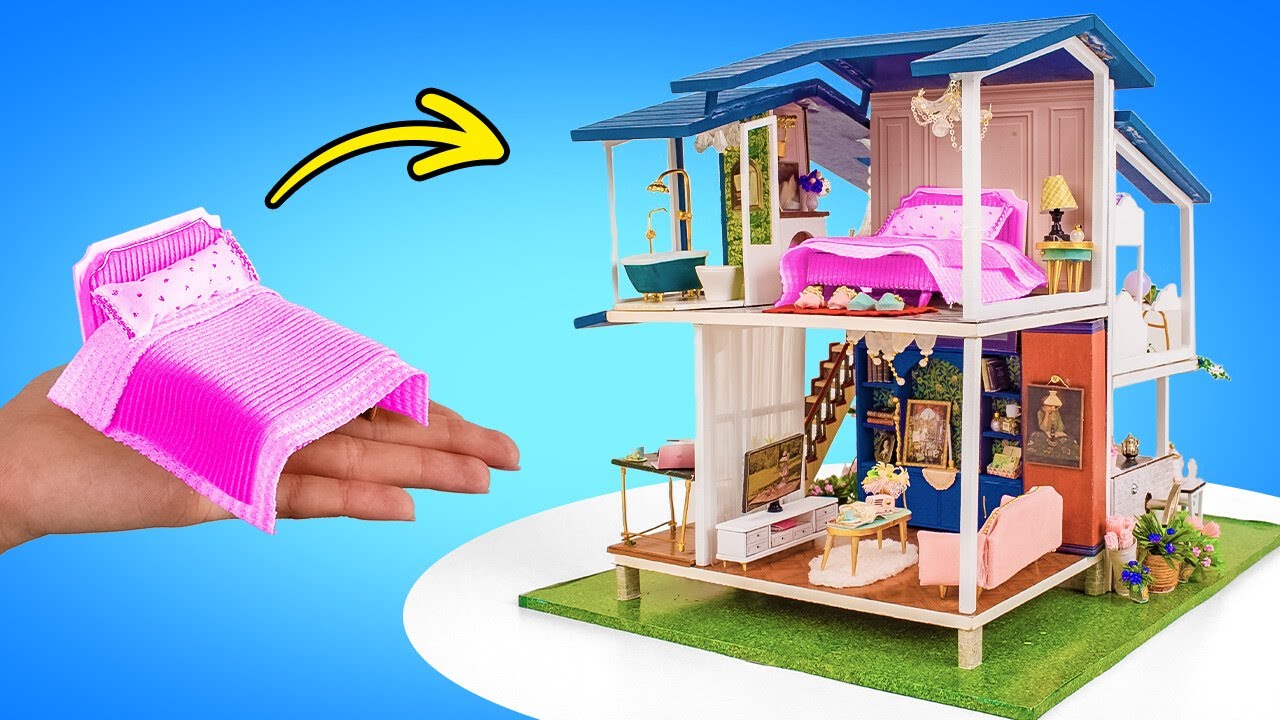 Kompilasi Besar Rumah Miniatur! Ide DIY Terbaik dan Kerajinan Mini ...