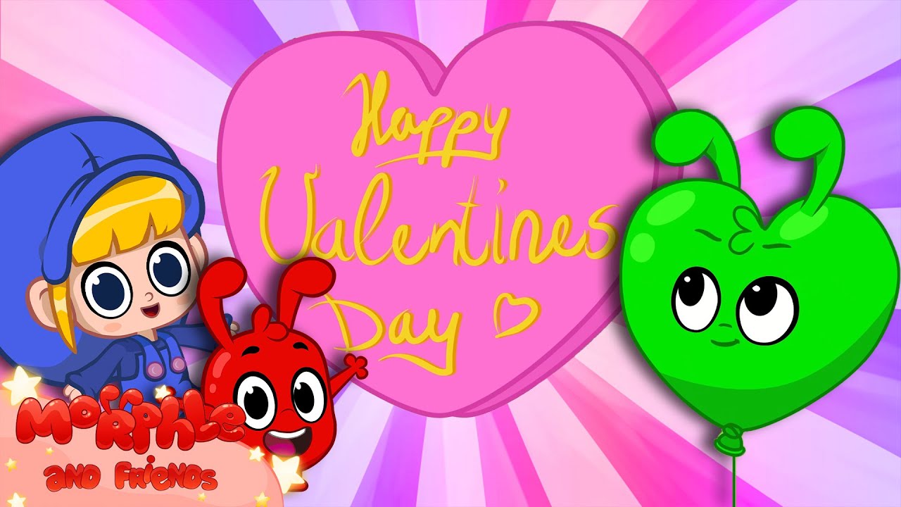 Orphle's Valentines Party | Morphle and Friends| Mila and Morphle | My ...