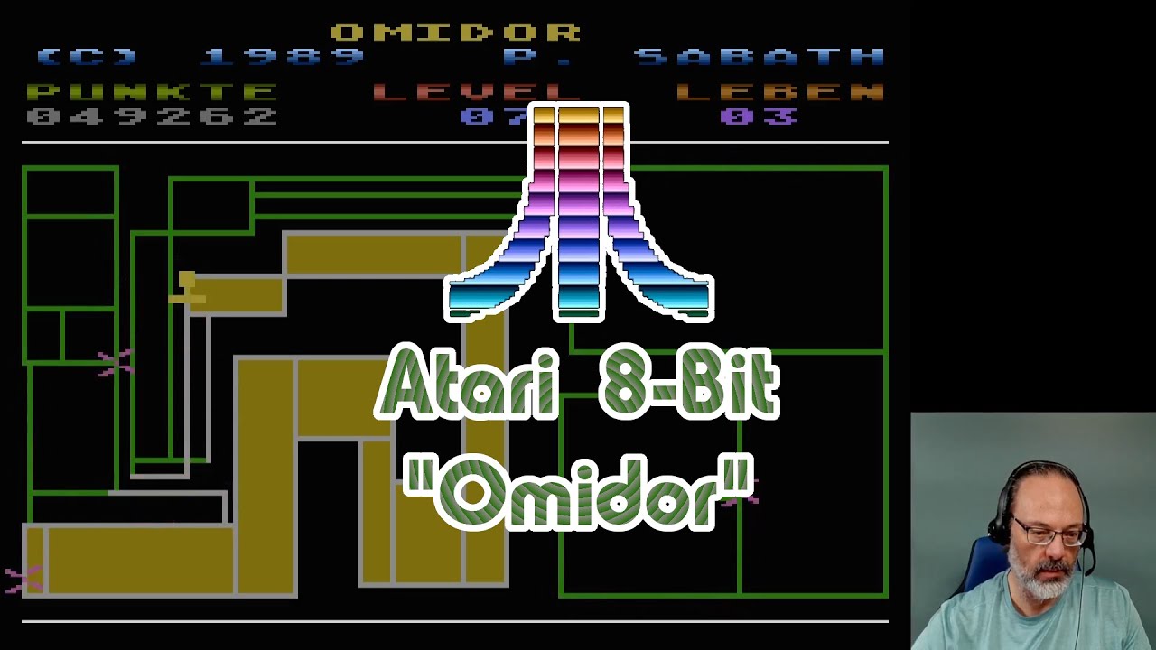 Atari 8-Bit Game Play, Omidor - YouTube