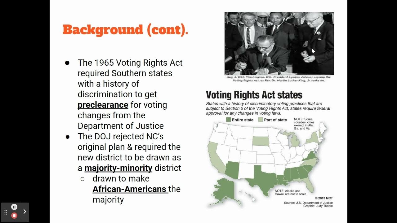 AP Gov: Shaw v. Reno - YouTube