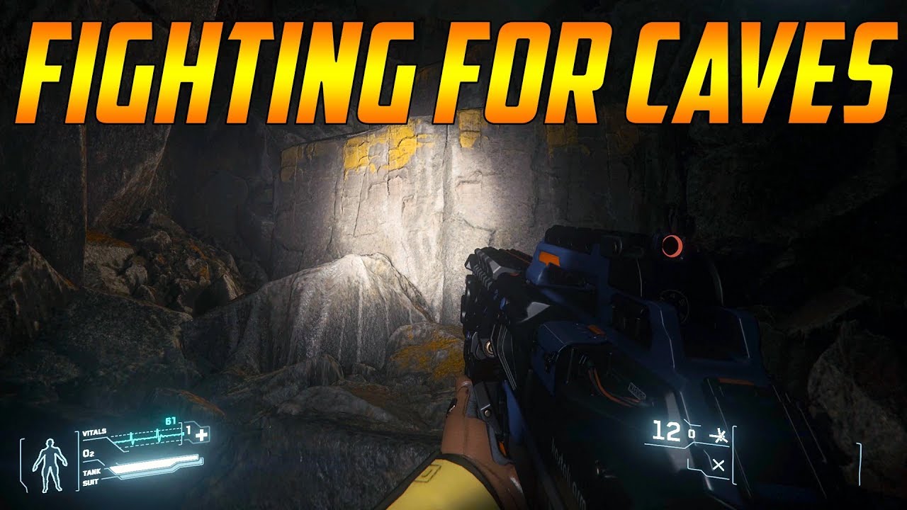 Star Citizen - 3.7 PTU Fighting For Caves - YouTube