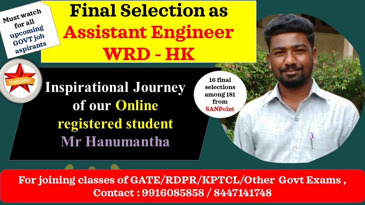 WRD Final Selection | Inspirational Journey of our student | PWD | SSC ...