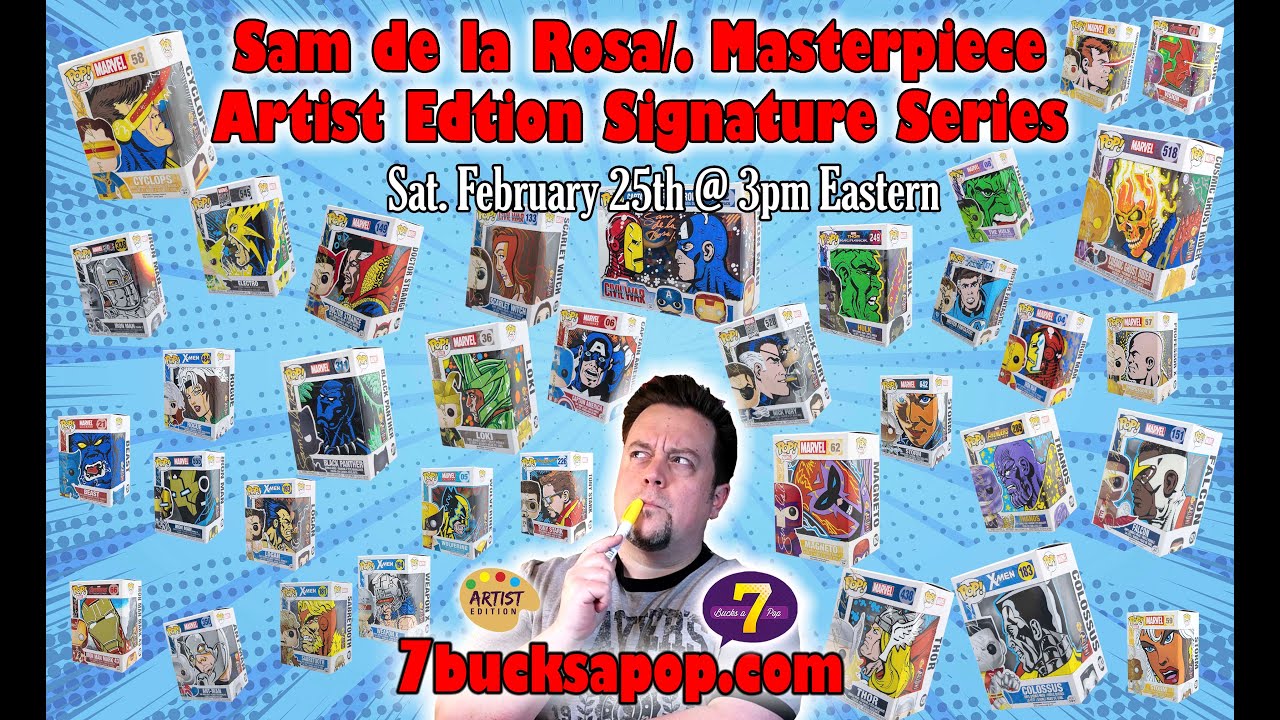 Marvel works of art by Sam De La Rosa/. on a Funko Pop?! - YouTube