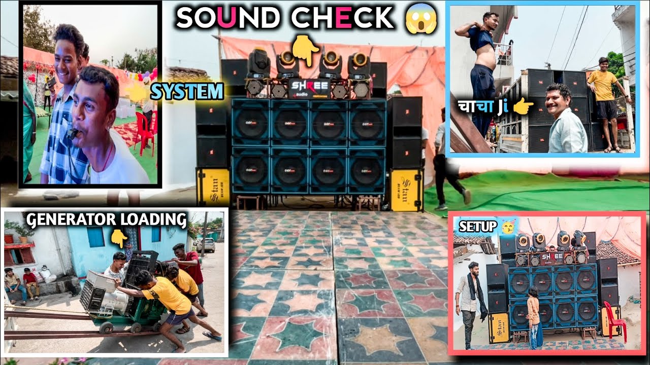 SOUND CHECK maja aagaya 🔥♥️ // Dev Audio 8 Blue Bass 💙 // Ms Dj Vlog 🤩 ...