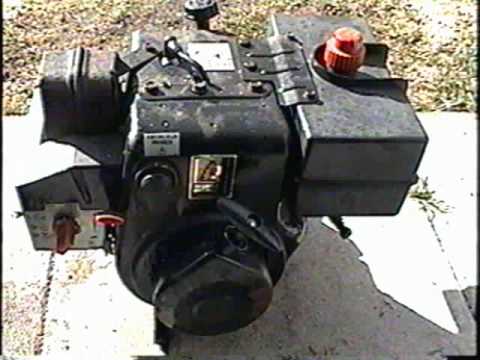 START UP Of The TECUMSEH HM80 SNOWKING Snowblower ENGINE - YouTube