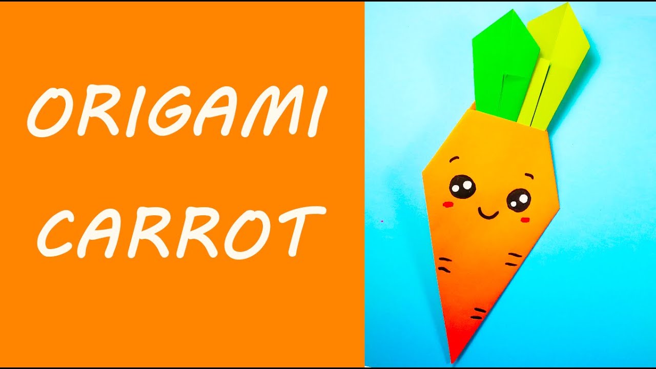 Origami Carrot DIY Paper Crafts MAGIC OF CREATIVITY YouTube Origami Carrot DIY Paper Crafts MAGIC OF CREATIVITY YouTube