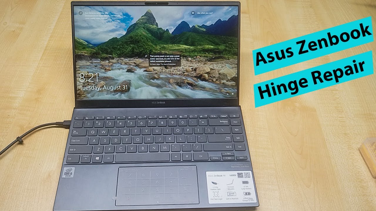 Asus zenbook laptop hinge repair || how to repair laptop hinge - YouTube