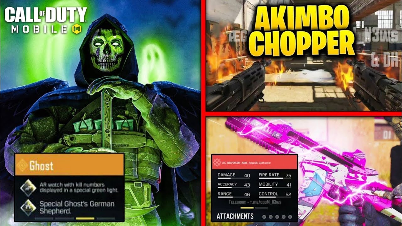*NEW* LEGENDARY GHOST & KATANA, AKIMBO CHOPPER, MYTHIC LMG & MORE! COD ...
