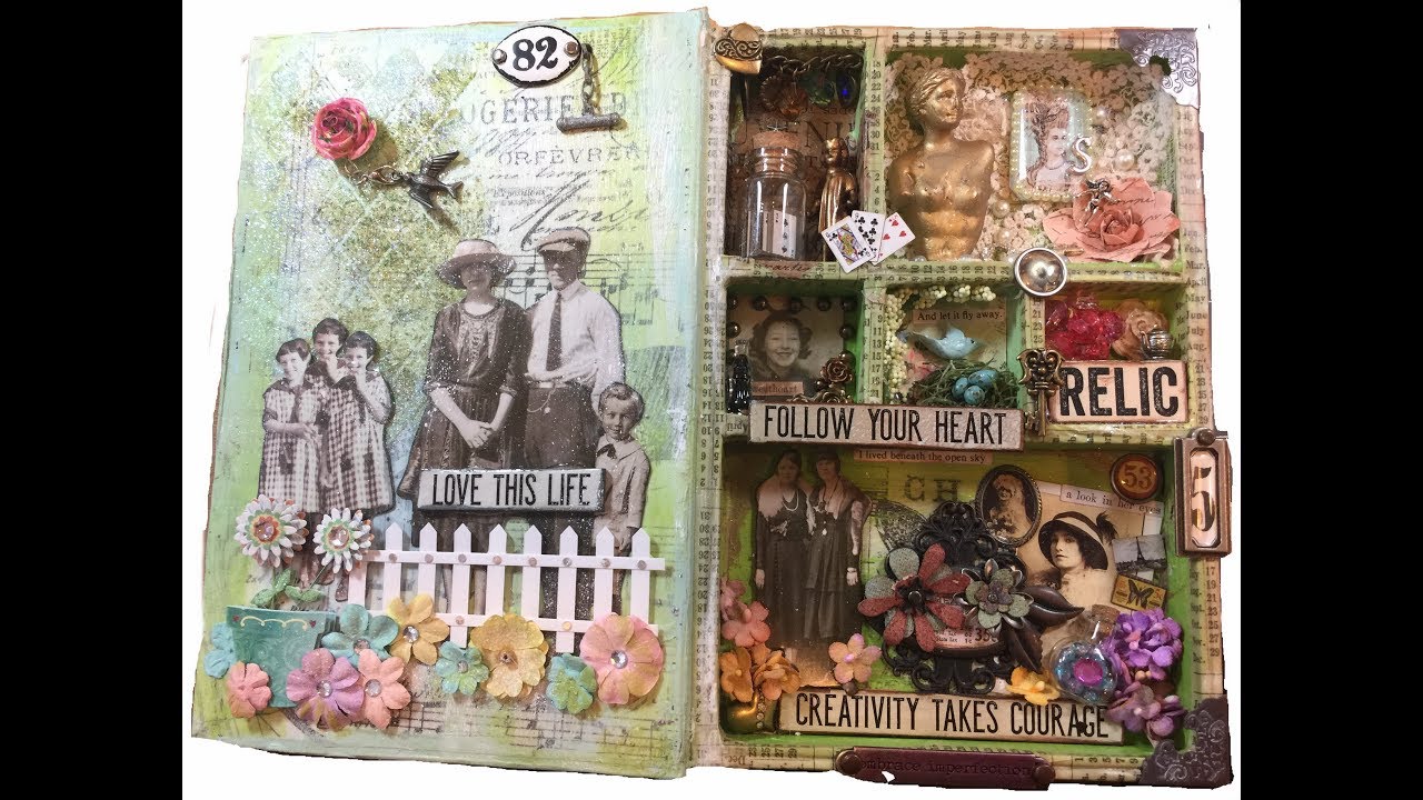 Tim Holtz Configuration Box - YouTube