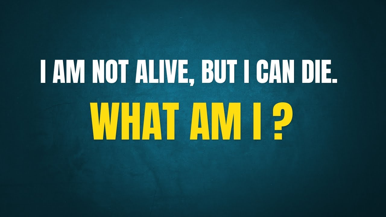 10 Riddles That Will Test Your Intelligence - YouTube