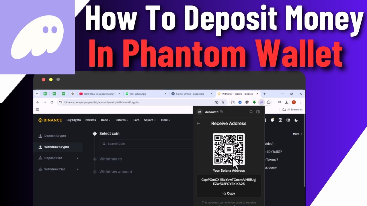 How To Deposit Money In Phantom Wallet | Step By Step Guide - YouTube