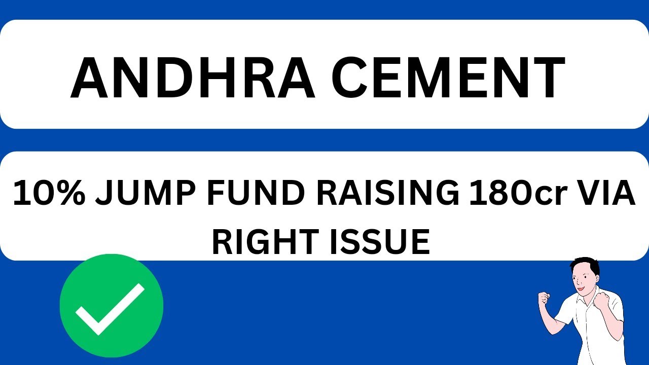 ANDHRA CEMENT SHARE 10% JUMP || ANDRA CEMENT SHARE LATEST NEWS TODAY ...