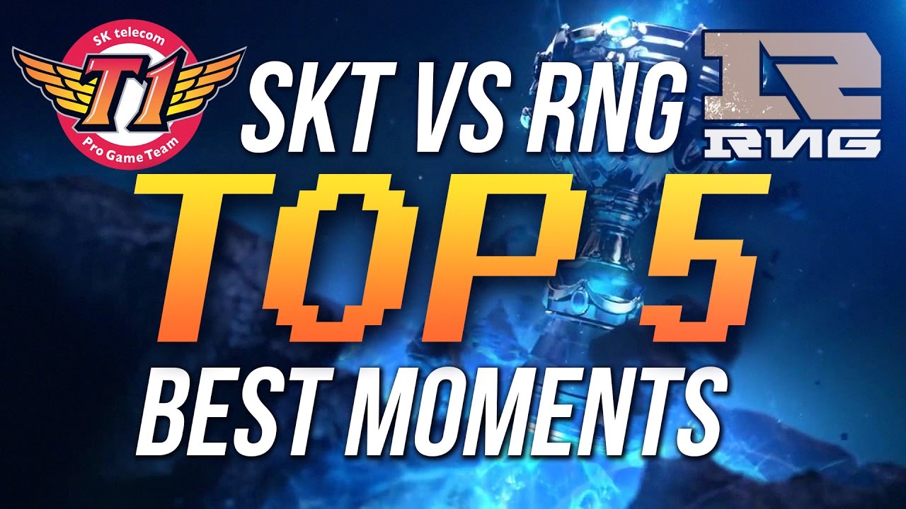 TOP 5 BEST MOMENTS - QUARTER FINALS - SKT vs RNG - YouTube