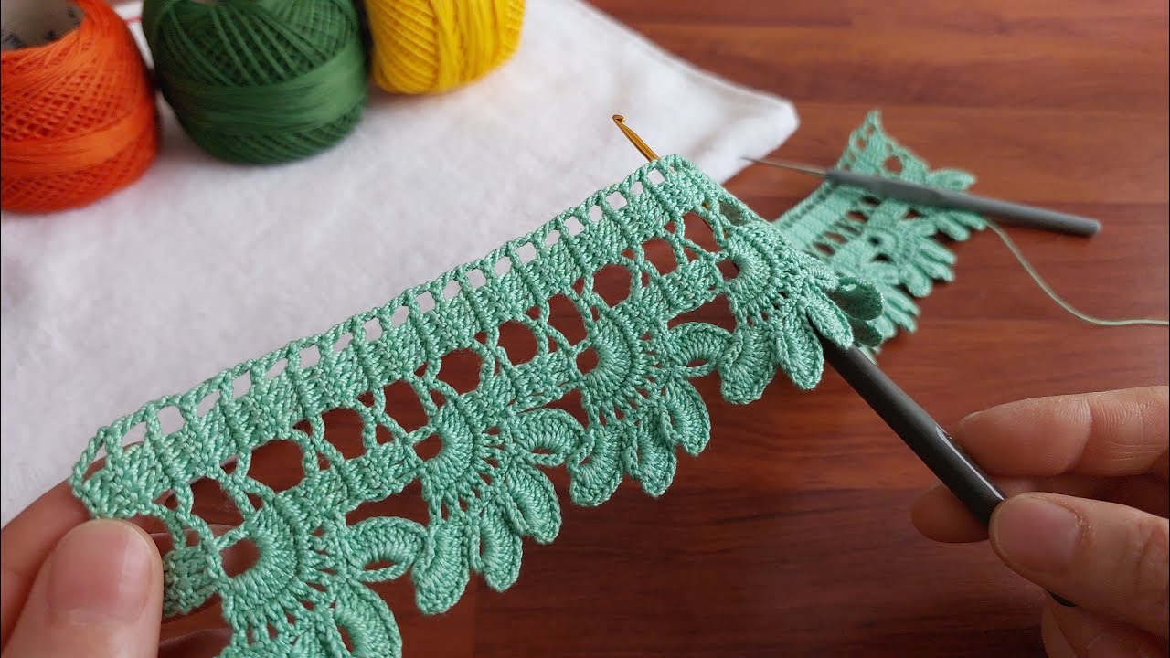 VERY FANTASTIC floral crochet knitting pattern lace making, step-by ...