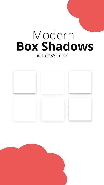 Top Modern Box Shadows With Css Code Shorts Coder Coding Programming Webdevelopment Youtube