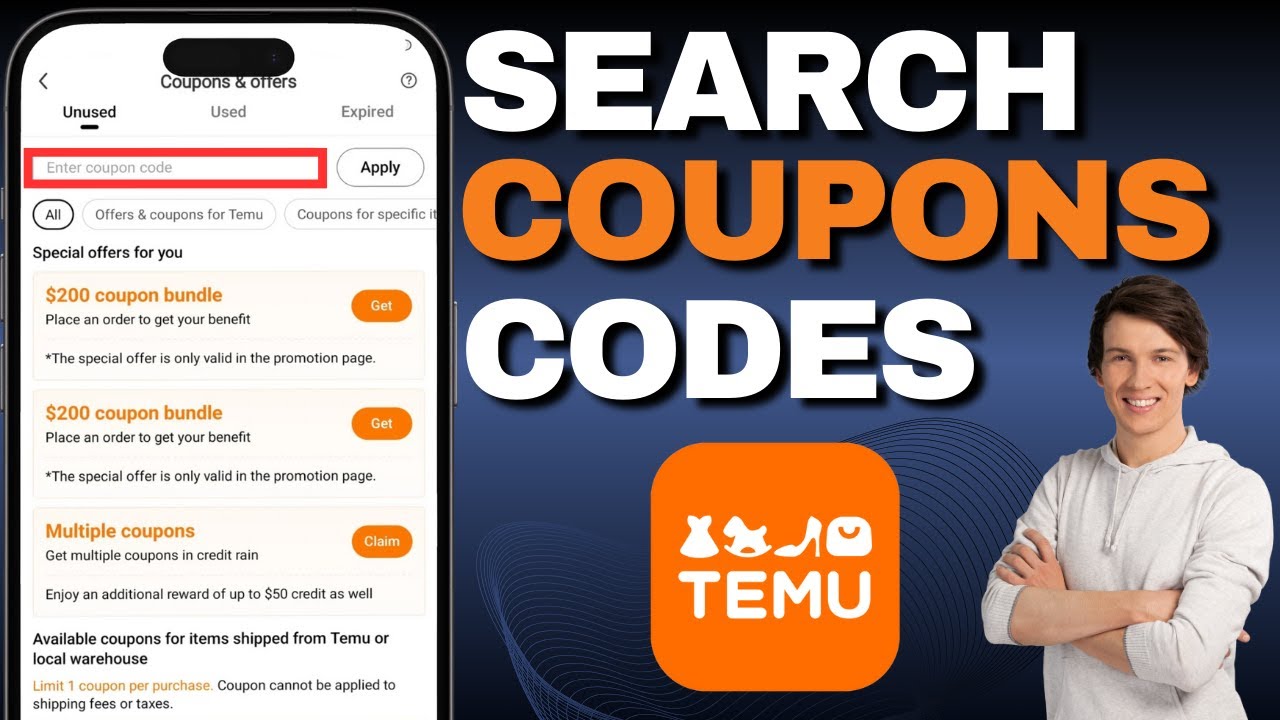 How To Search Codes On Temu App! (Easy Step) - YouTube