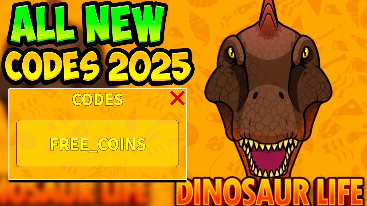 *NEW* ALL WORKING DINOSAUR LIFE CODES SEPTEMBER 2025! Roblox Dinosaur ...