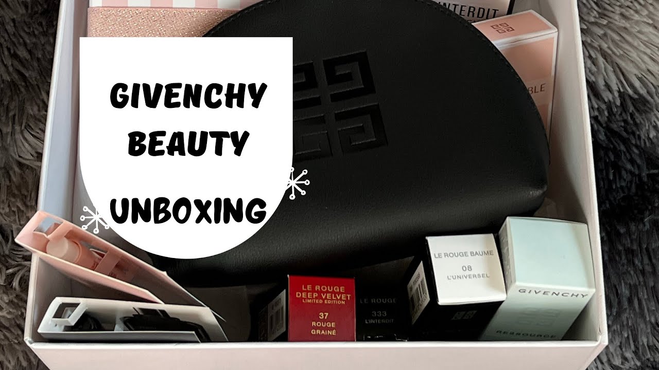 Givenchy Beauty Unboxing - YouTube