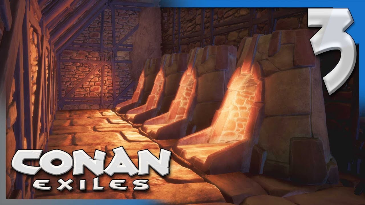 THE HUNT FOR IRON & COMBAT! | Conan Exiles Multiplayer Let's Play ...