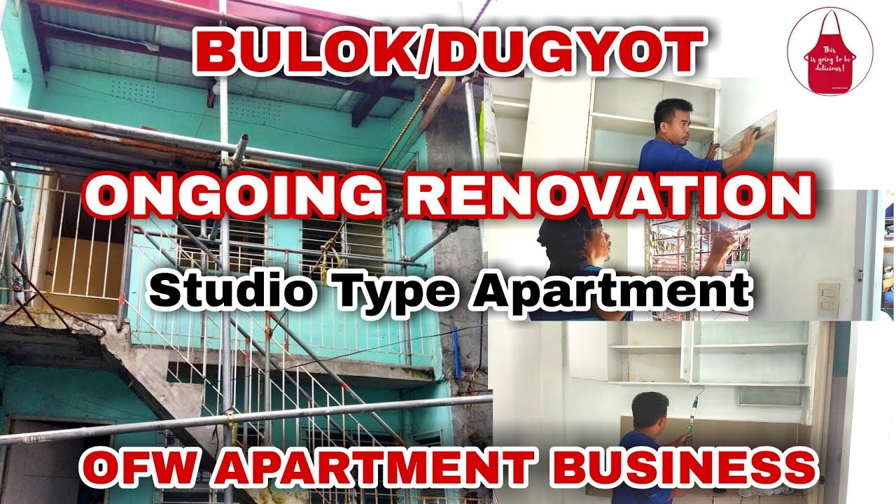 LOW COST STUDIO TYPE APARTMENT | UPDATE RENOVATION - YouTube