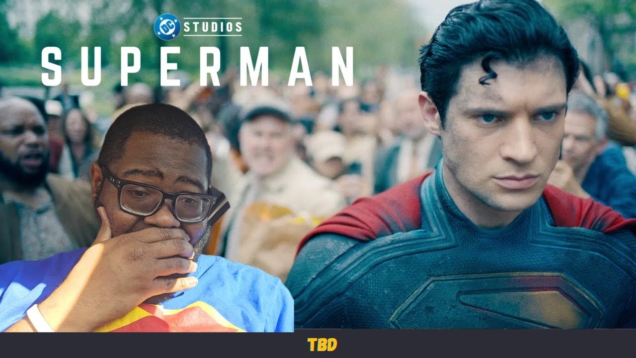 SUPERMAN | TEASER TRAILER REACTION | James Gunn, David Corenswet, DC Studios - YouTube