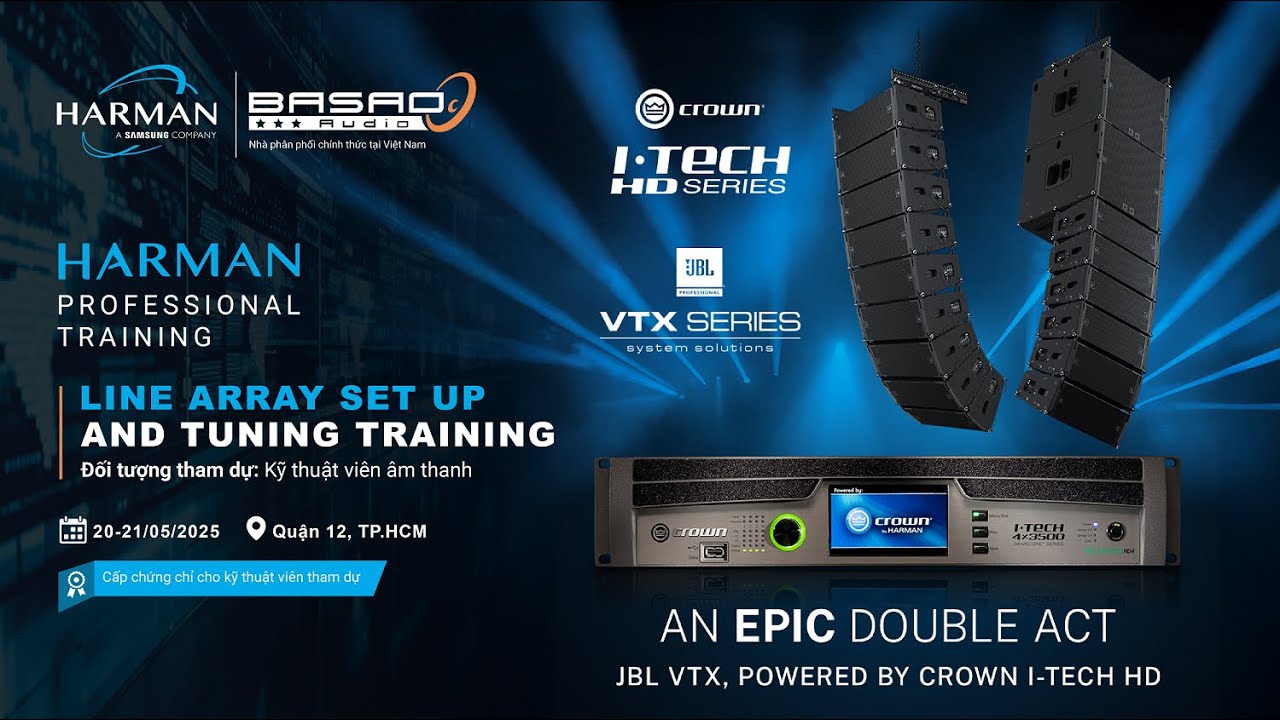 HARMAN PROFESSIONAL TRAINING - LINE ARRAY SET UP AND TUNING TRAINING ...