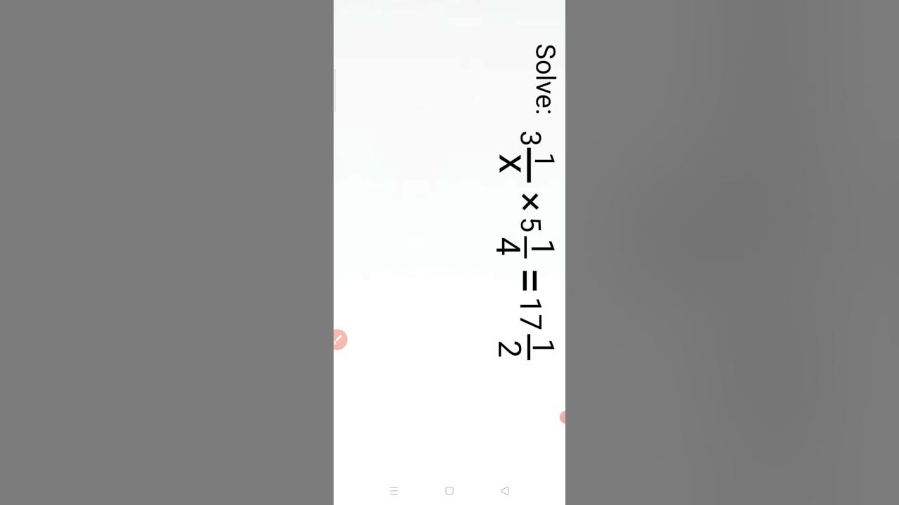 Solve 3 1 x 5 1 4 17 1 2 YouTube solve-3-1-x-5-1-4-17-1-2-youtube