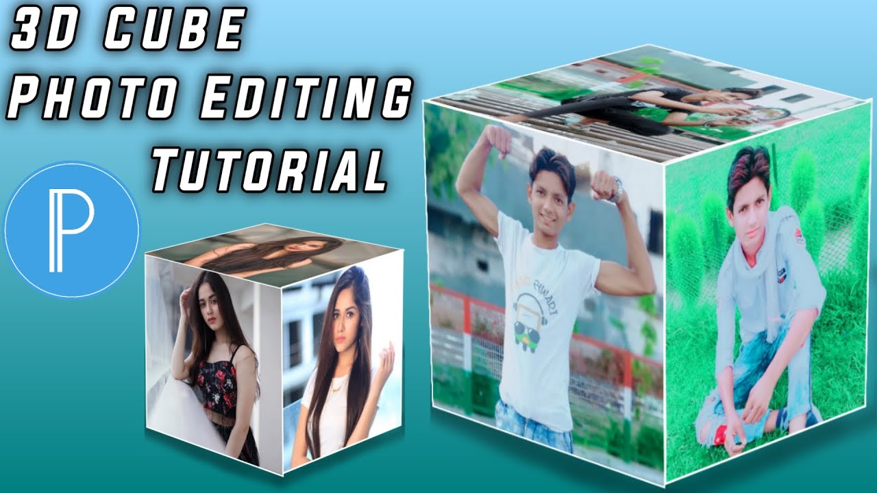 3d Cube Photo Editing | PicsArt Editing | How To Make To Make 3d Club ...