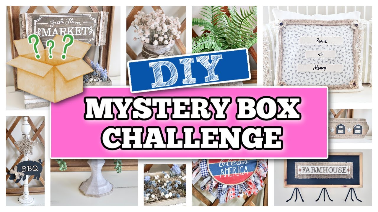 *HIGH-END* FARMHOUSE DECOR USING ITEMS FROM A MYSTERY BOX | MYSTERY BOX ...
