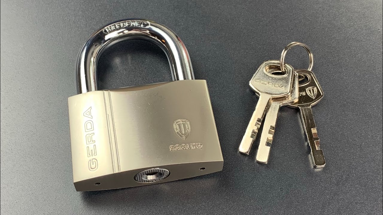 [870] Gerda Disc Detainer Padlock Picked (Model KSWS70) - YouTube