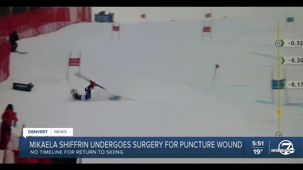 Shiffrin recovering after surgery to treat wound suffered in race crash ...