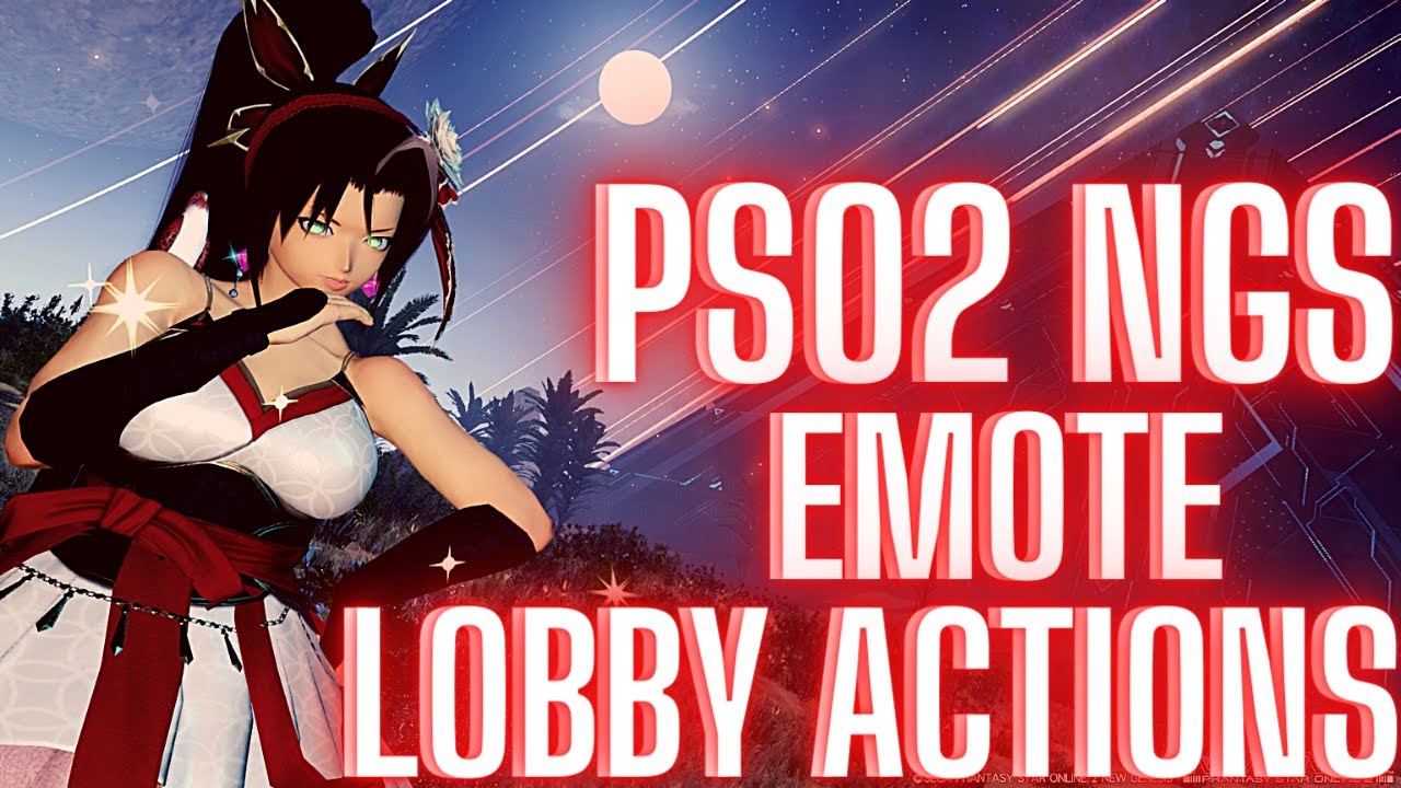 PSO2 NGS 771: Sweet Potato Emote Lobby Action 771「焼き芋」 - YouTube
