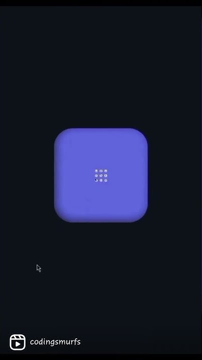 Bento Menu Button #css #javascript #programming #coding #html #tech # ...