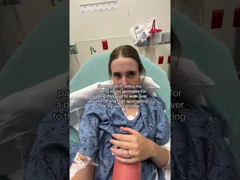 We do not care how you look in the hospital!