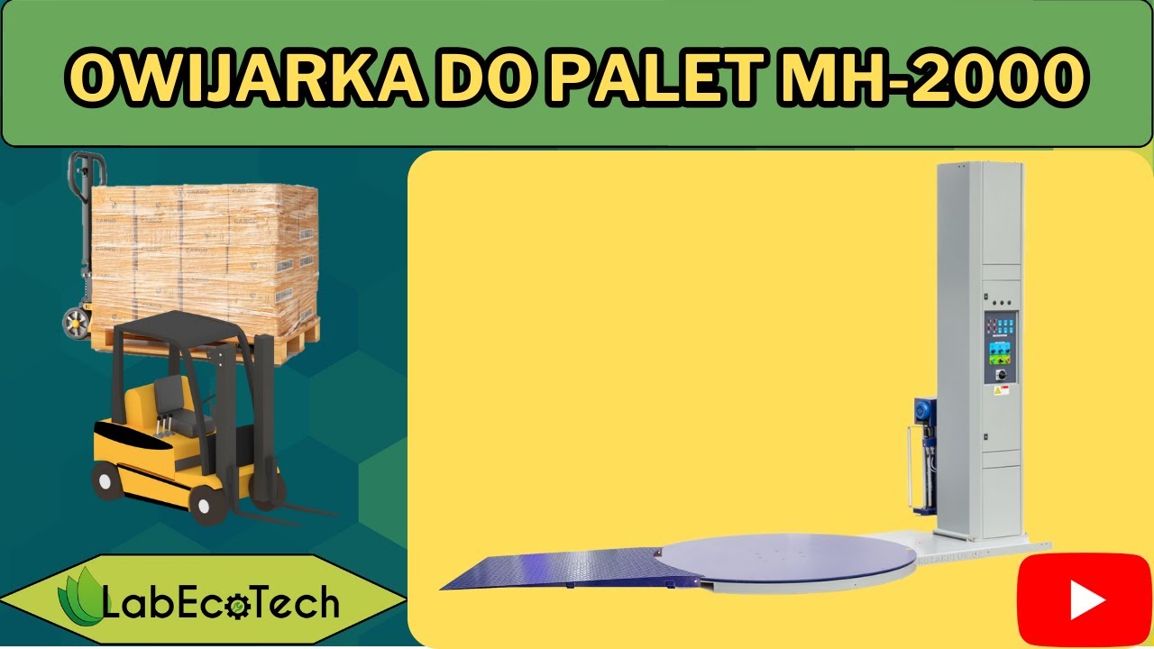 Owijarka do palet MH-2000 firmy LabEcoTech - YouTube
