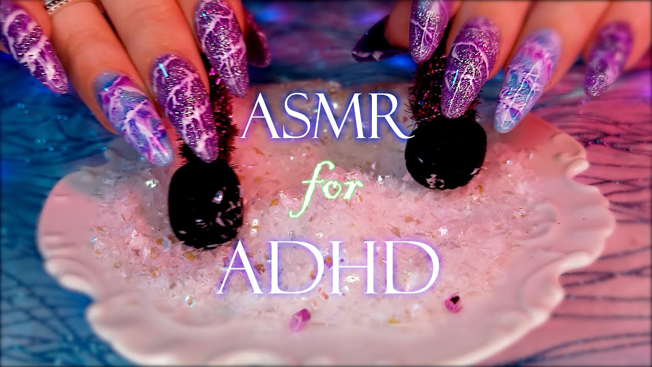 ASMR for ADHD and Sleep 💜😁(No Talking) ASMR for People Who Get Bored ...