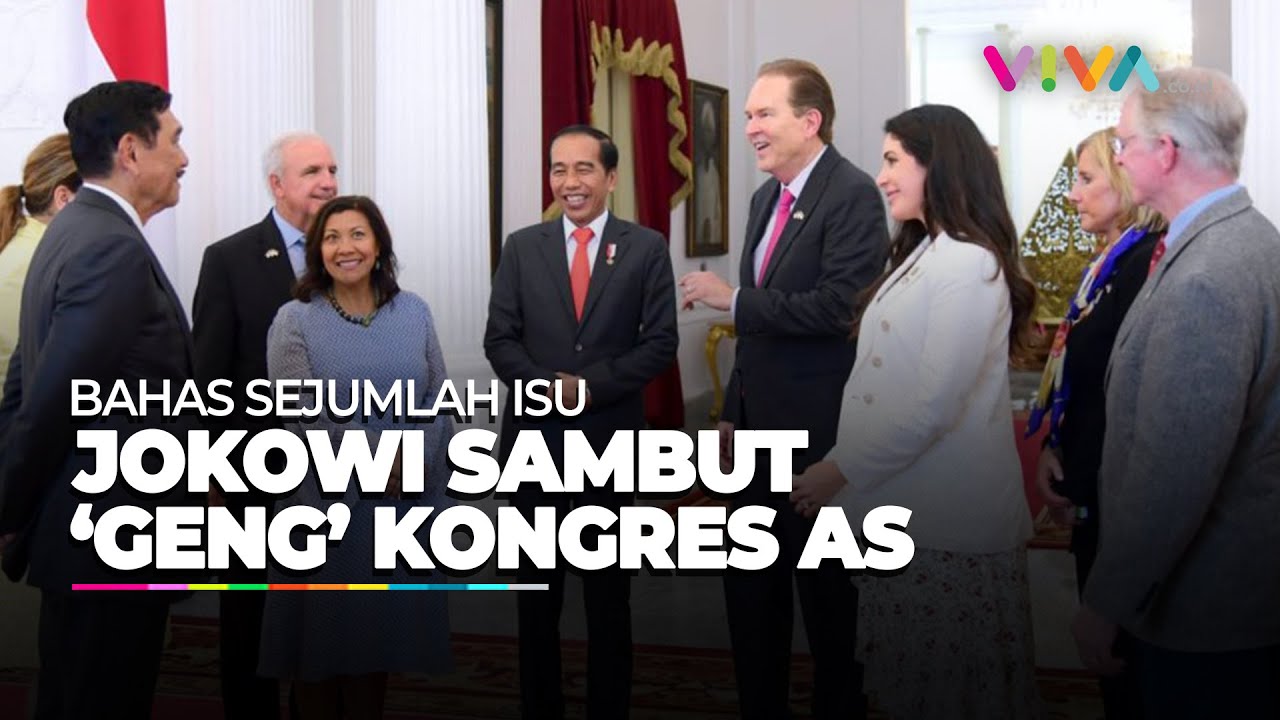 Anggota Kongres AS 'Ketok' Pintu Istana, Jokowi Angkat 7 Isu Utama ...