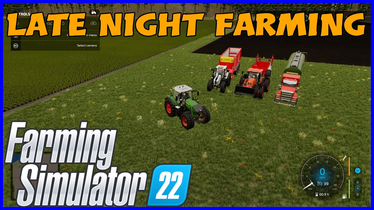 Farming simulator 22 game play on console in co-op. - YouTube