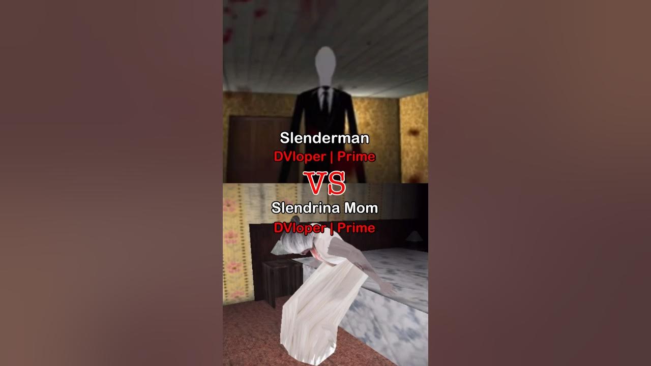 Slenderman vs Slendrina Mom #shorts - YouTube